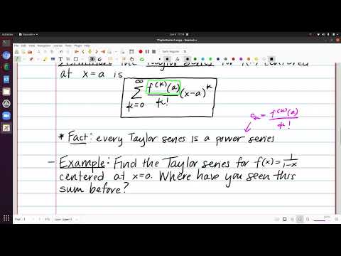 Taylor Series - Definition