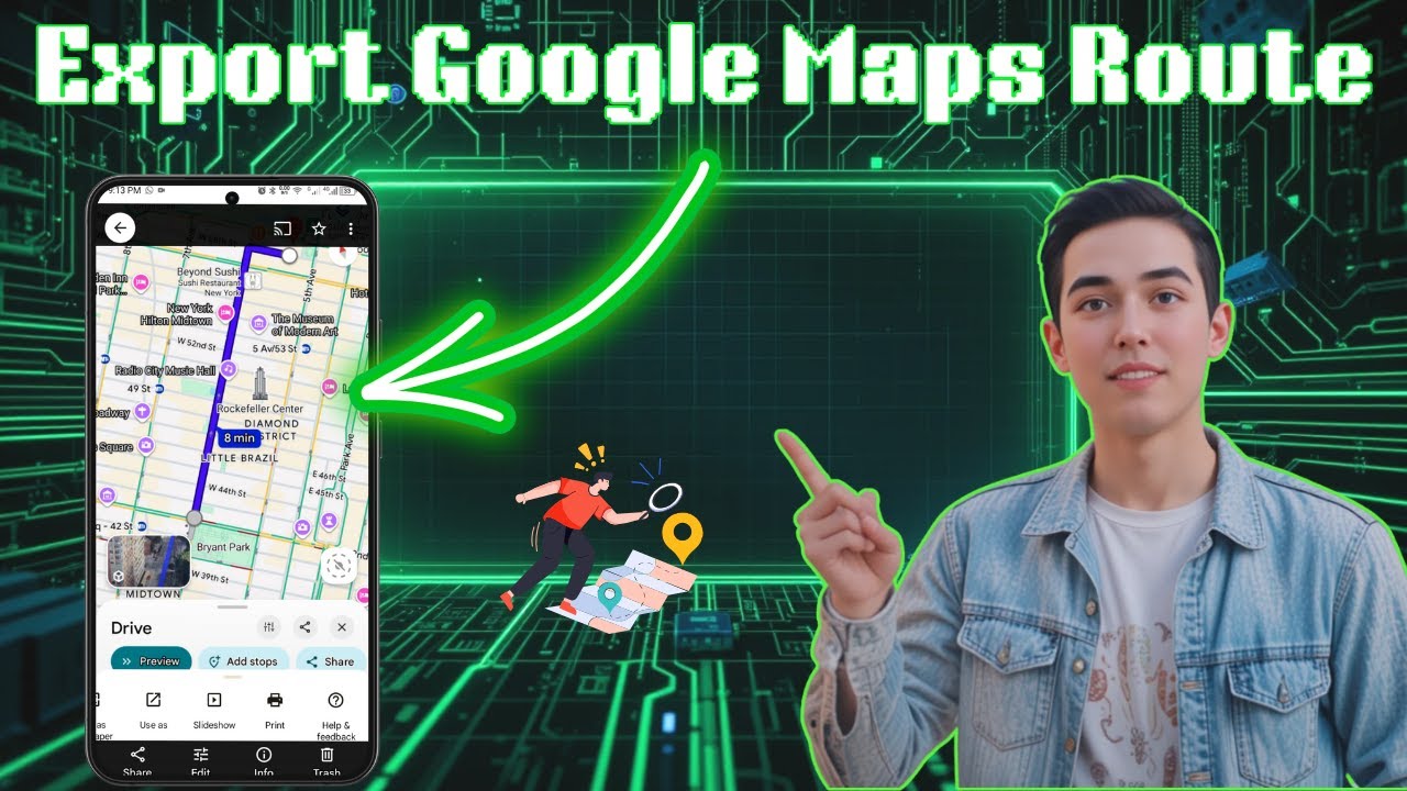 How To Export Google Maps Route To PDF | Save Directions Offline (2026)