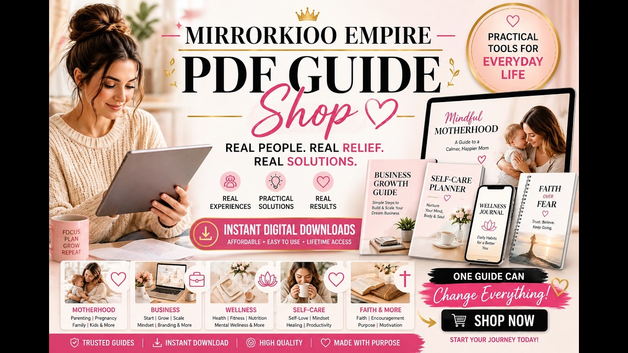 The  PDF Guide Shop | Premium Digital Guides for Moms, Business & Wellness