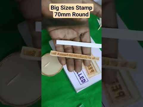 how 🤔 to Make Big Size Rubber Stamp Best Quality 👌 #rubberstamp #shortvideo