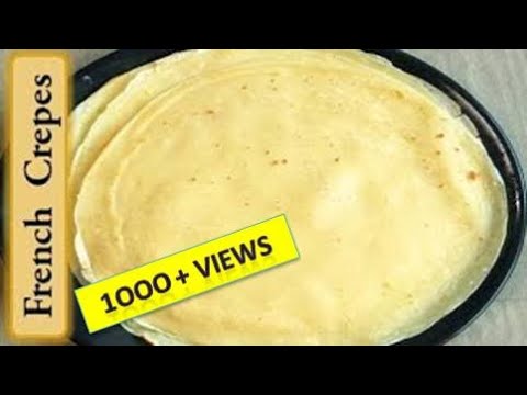 French Crepe recipe in Tamil | How to make French Crepes | ENGLISH SUBTITLE