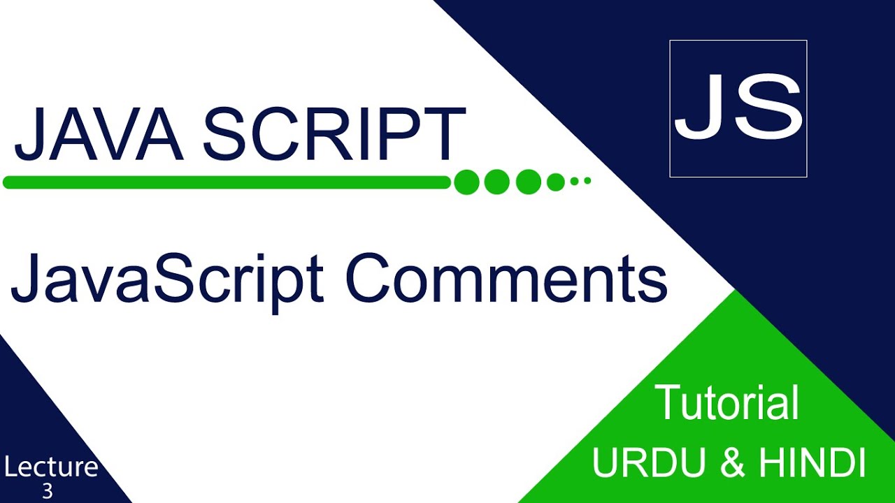 How to Use JavaScript Comments..// Full tutorial in Urdu and Hindi.