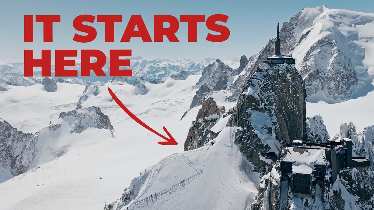 Skiing The World’s LONGEST Off Piste Run - VALLÉE BLANCHE