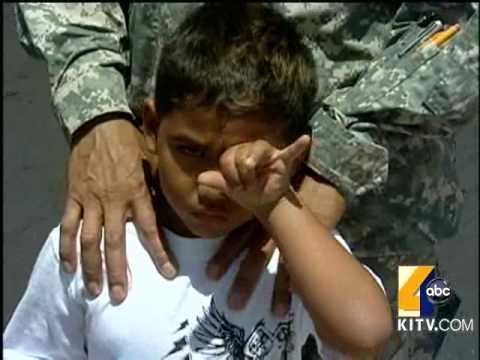 Families Say Farewell To National Guard Soldiers