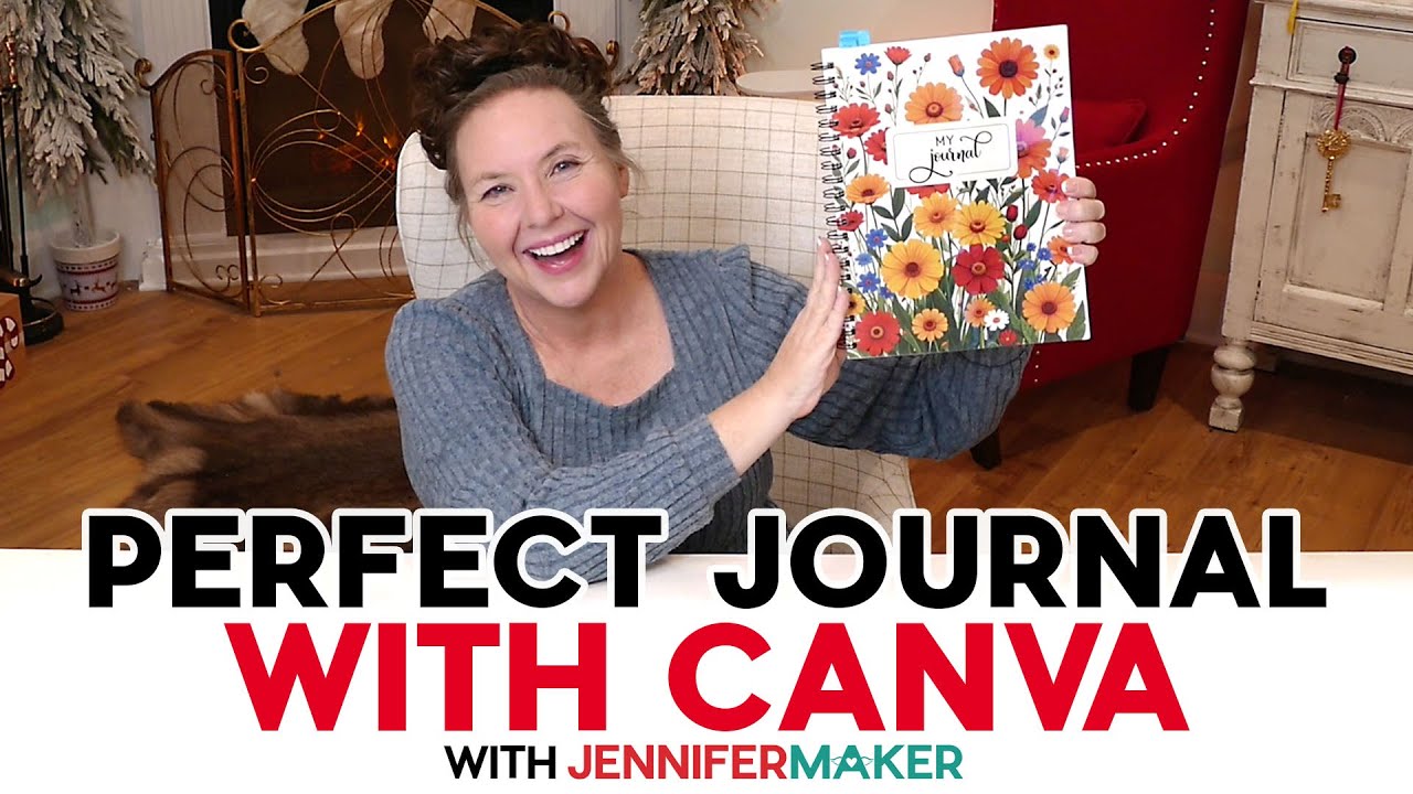 How to Make a Custom Journal With Canva | Free Pages To Get Started