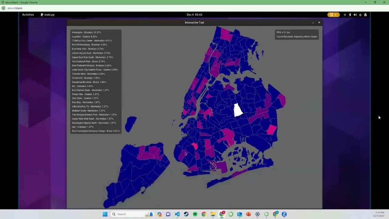 An Interactive Map of Traffic Data in NYC Using Python