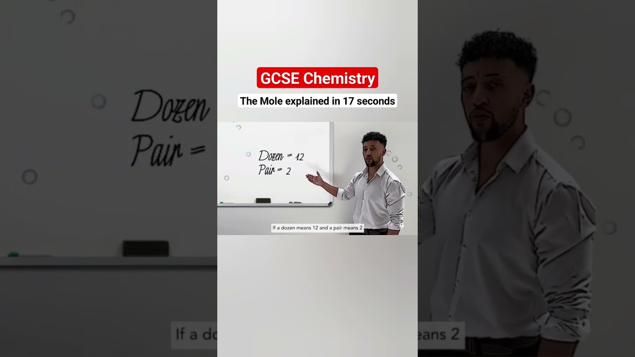 GCSE Chemistry - The Mole Explained 💥💥🤯