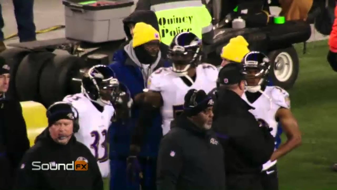 Terrell Suggs teaches Matt Elam how to tackle