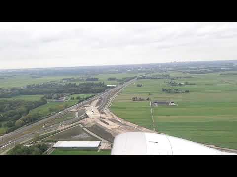 Take Off at Rotterdam The Hague Airport in The Netherlands