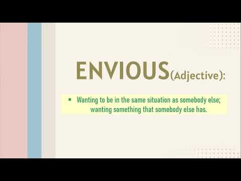 ENVIOUS | Dictionary| Thesaurus| Vocabulary| Synonyms|Word| Meaning| English| Language|
