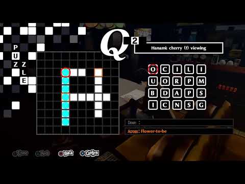 Persona 5 Royal May 1 Part 27 xxxxx crossword 2