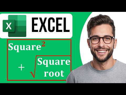 How To Calculate Square And Square Root Of Number In Excel