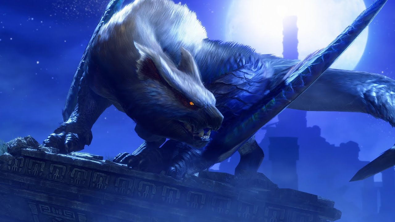 MHR Sunbreak - Lucent Nargacuga Boss Fight (Solo / Hammer)