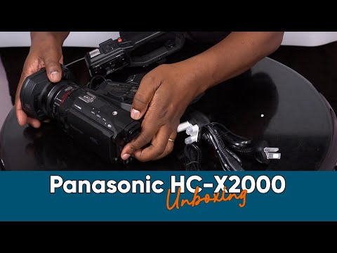Unboxing & Walkthrough - Panasonic HC-X2000 Camcorder