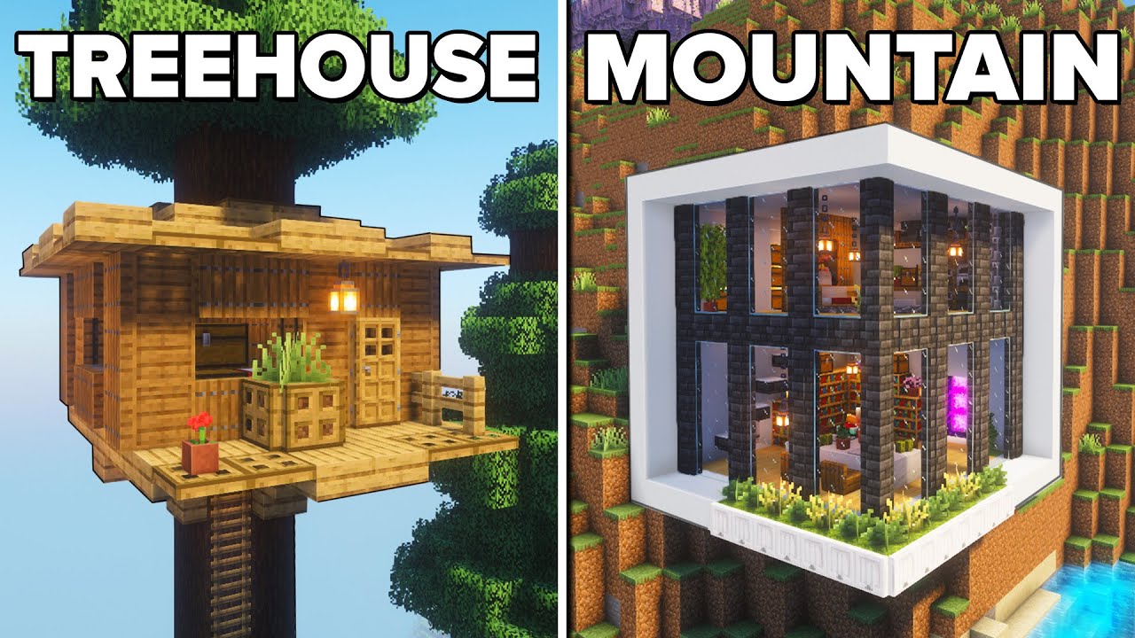 Minecraft: 3 NEW Simple Starter Bases!
