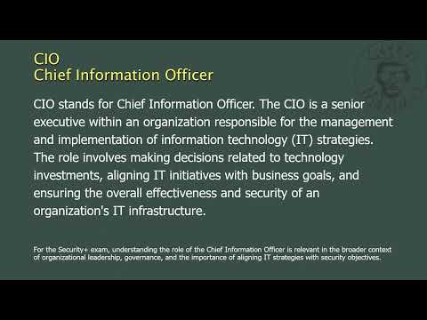 CIO - Chief Information Officer