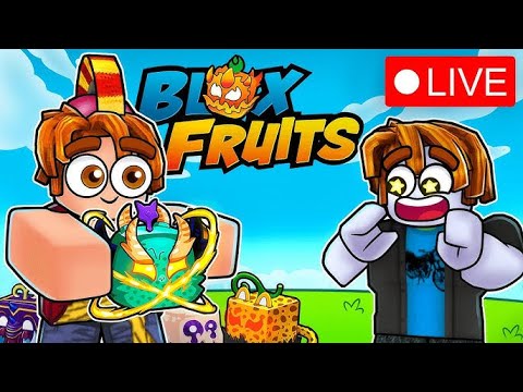 BLOX FRUIT l LIVE GRINDING AND PLAYING WITH VIEWERS!