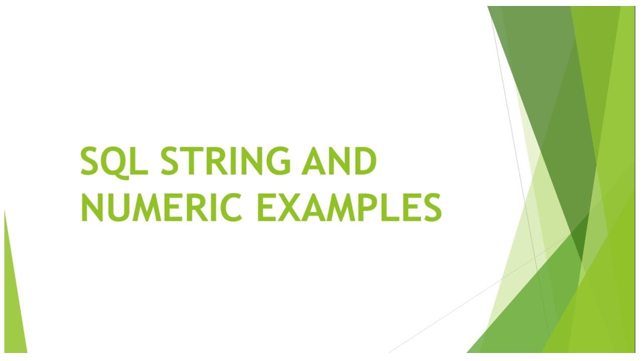 SQL Server String & Numeric Functions Demo with Real Examples and Output