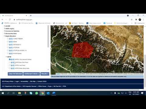 How to download DEM file using USGS (Very simple)