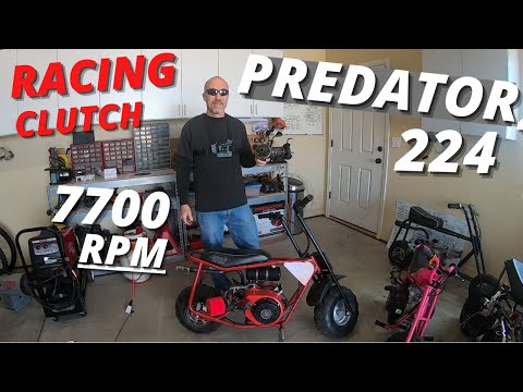 Predator 224 gets a 10 tooth Max torque racing clutch
