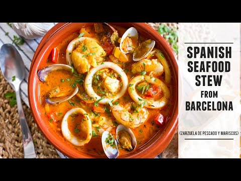 Classic Spanish Seafood Stew | A Timeless Recipe from Barcelona Spain