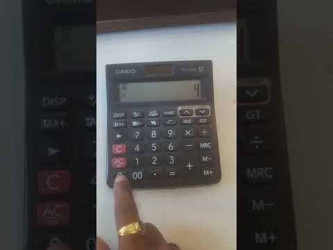 How to use "GT" button Gross Total Operation in Calculator