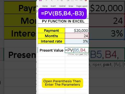 How to Calculate Present Value in Excel – Quick & Easy!