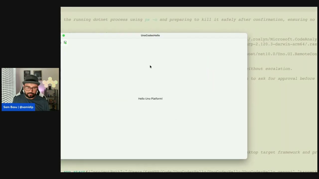 Getting Started with Uno Platform + Codex CLI