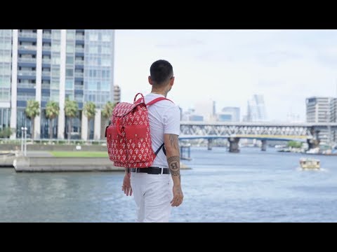 【S.TIMEバックパック】 "総柄BRAVE" 限定100個 Limited edition S.TIME WEB SHOPにて発売開始