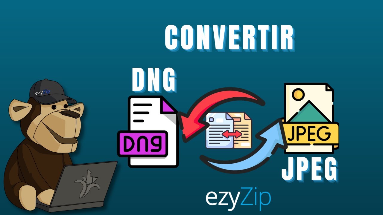 Convertissez DNG en JPEG en ligne (Rapide !) - ezyZip