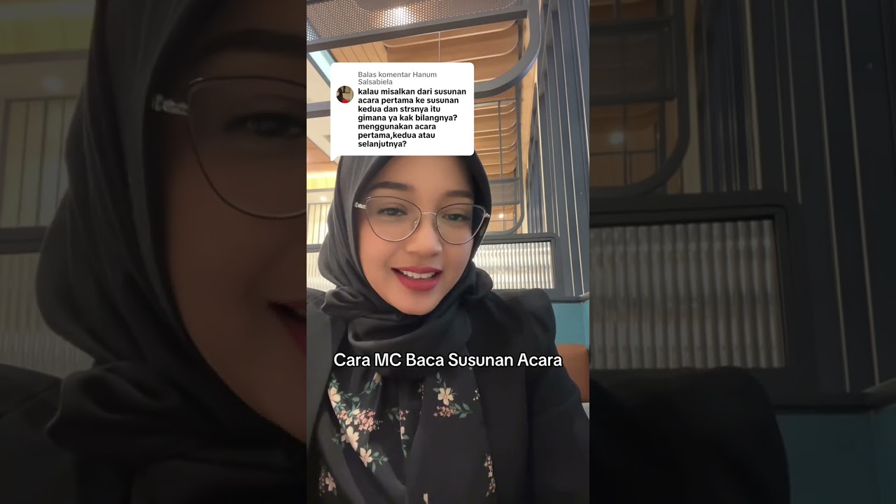 How to read the MC's program schedule #mc #presenter #masterofceremony #program schedule