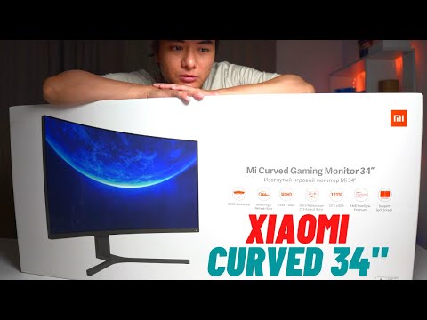 Unboxing 34" Xiaomi Ultra-wide Curved Monitor | 3440x1440p 144hz | My setup and impressions