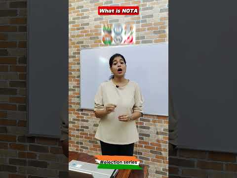 What is NOTA? # NOTAexplained #election2024 #election #shorts #english #indiavotes #politics #nota