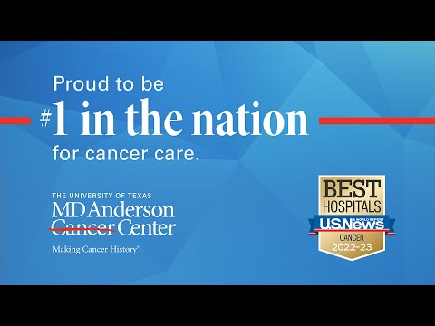 What makes MD Anderson #1?