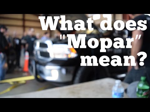 What Does "Mopar" Mean?