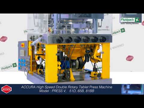 Tablet Press Machine - ACCURA ACT-V Pill Press Double Rotary High Speed