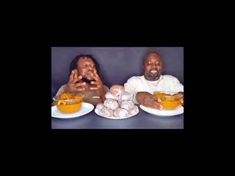 ASMR MAN TO MAN FUFU AND OGBONO SOUP MUKBANG CHALLENGE