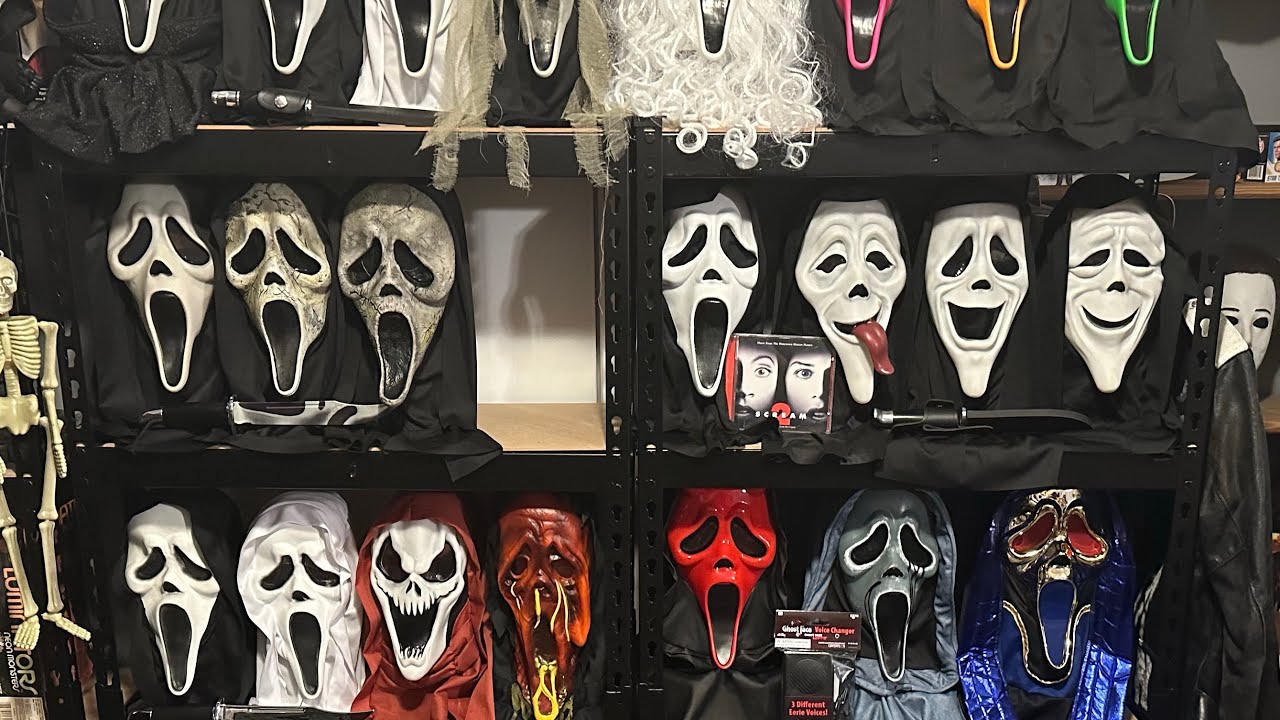 Scream Ghost Face Mask Collection (Updated!) #scream #ghostface #collection