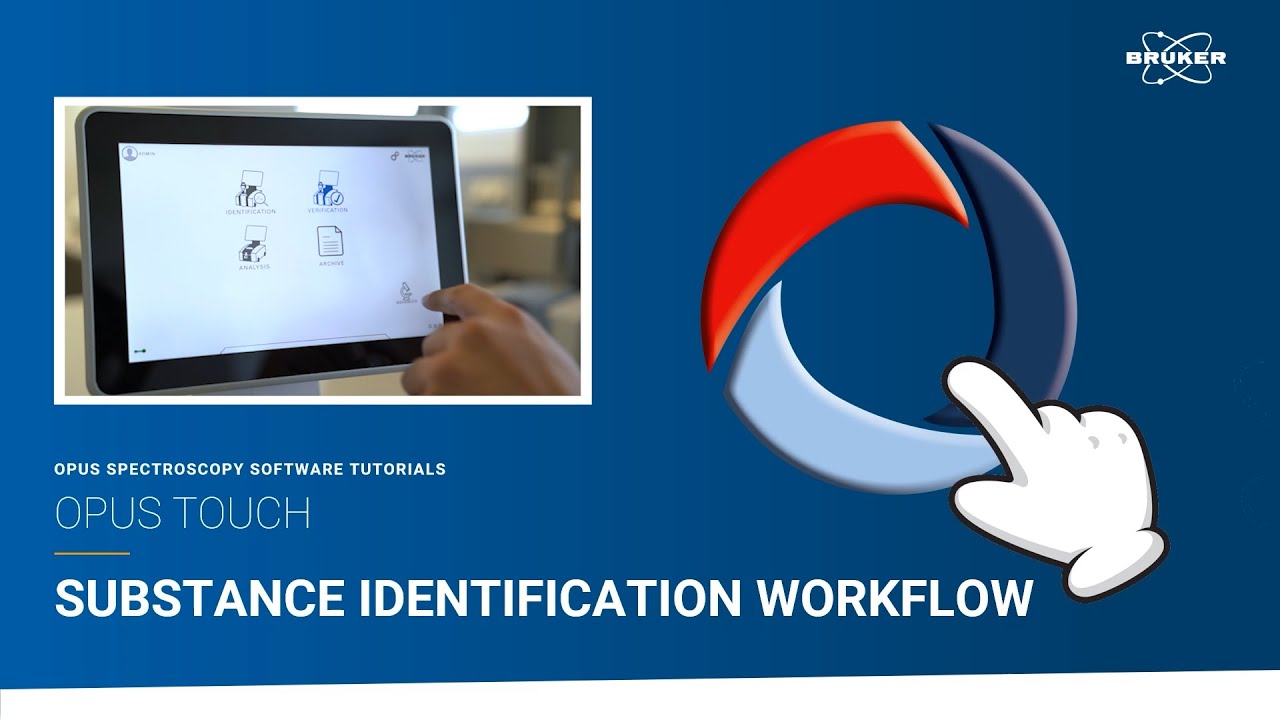 Substance Identification Workflow | OPUS TOUCH Tutorial | Getting Started #5