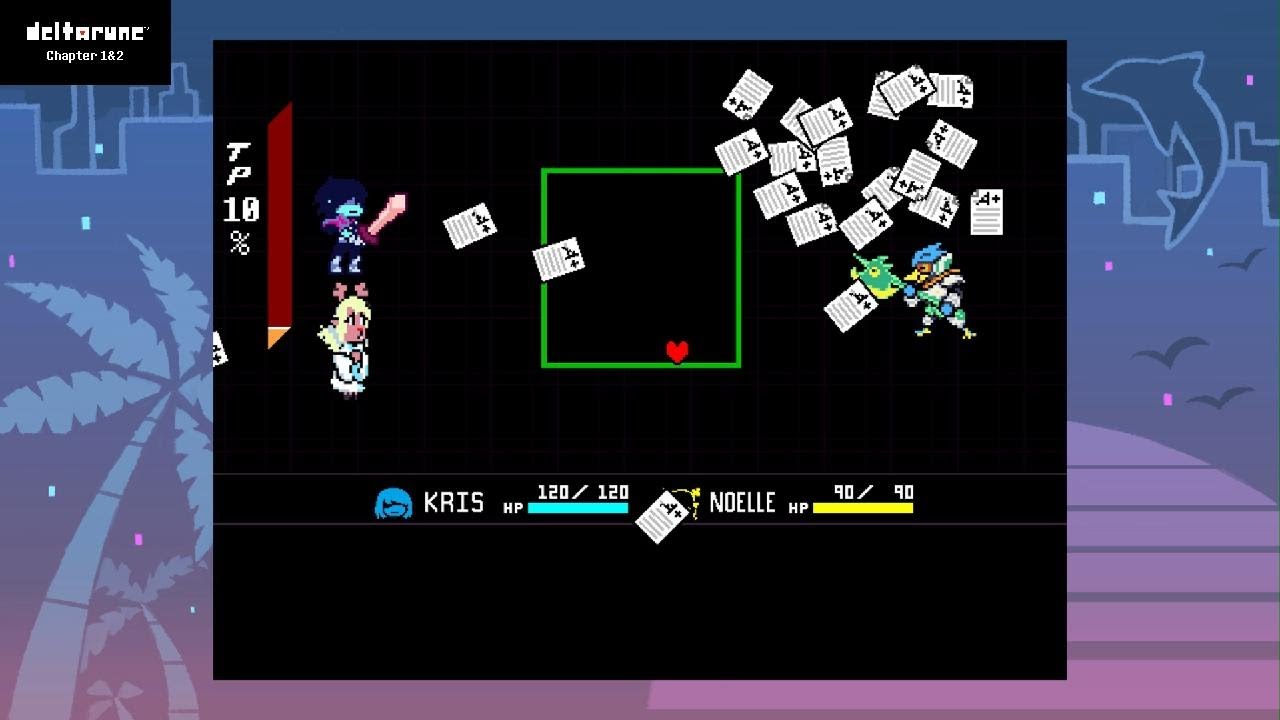 DELTARUNE Chapter 2 Pacifist Berdly 2 No Hit