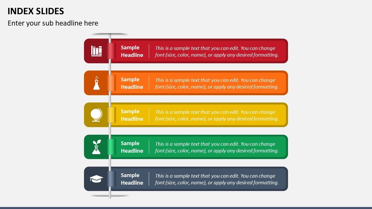 Index Slides Animated PowerPoint Template