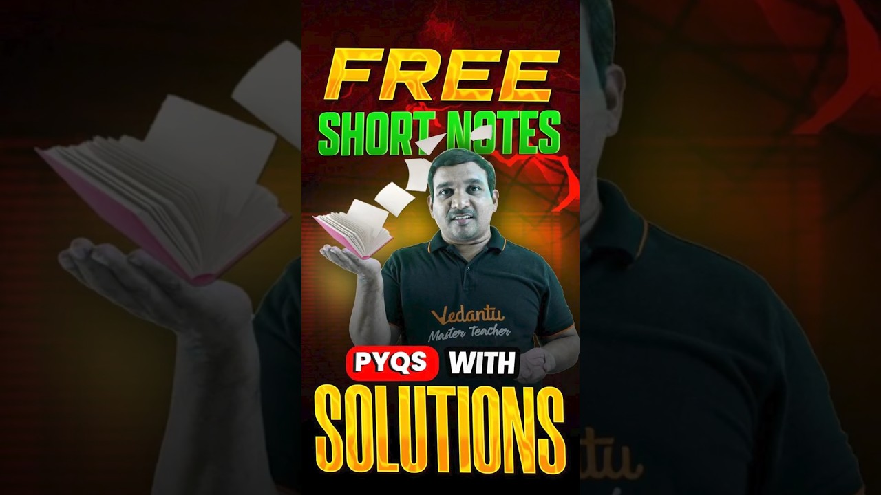 JEE 2026 | Free Short Notes & PYQs with Solutions #jee2026 #jeetricks #jeemaths #telugujee #jeeprep