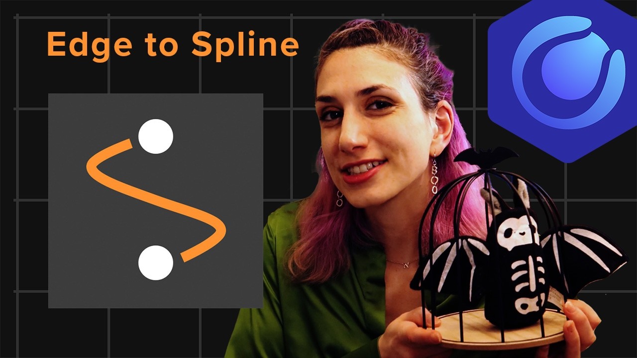 Edge to Spline Cinema 4D Tutorial EP42