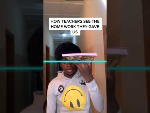 How teachers see the homework they give usπ