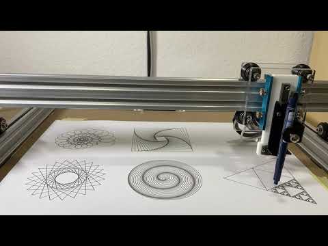 Geometric Studies on Pen Plotter