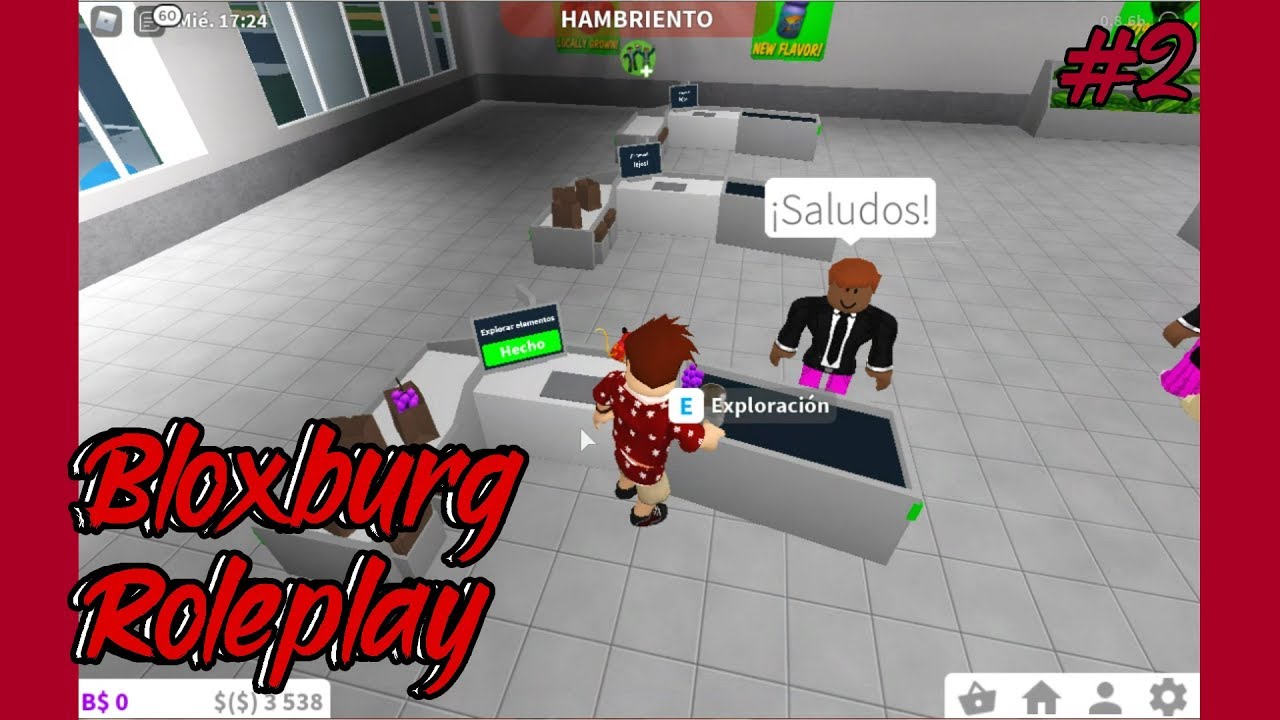 Mi Nuevo Trabajo en Bloxburg Roblox II Roleplay en Español