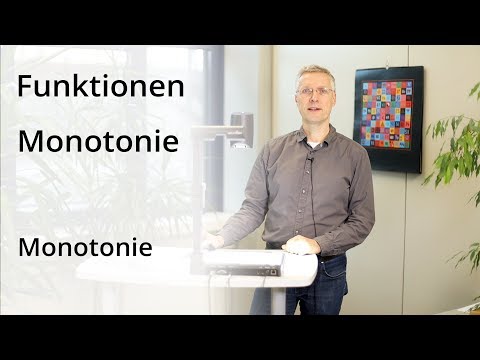 Funktionen - Monotonie