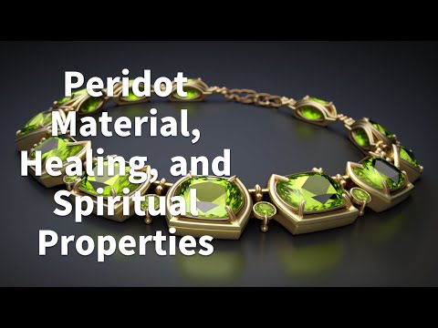 Peridot Material Healing and Spiritual Properties