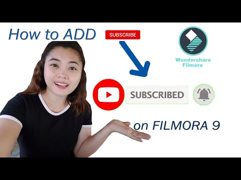 2020 HOW TO ADD ANIMATED SUBSCRIBE button on your videos using FILMORA 9 | #AnimatedButton #Filmora9