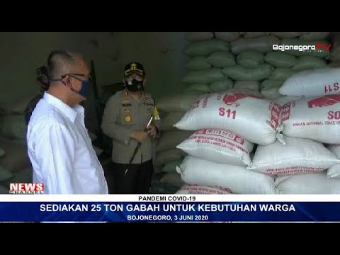 Plesungan Desa Tangguh Pandemi, Siapkan 25 Ton Gabah Untuk Warga